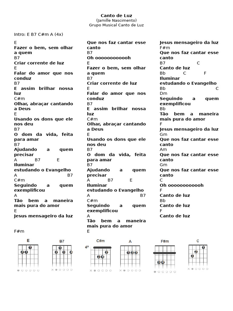 Canto de Luz | PDF