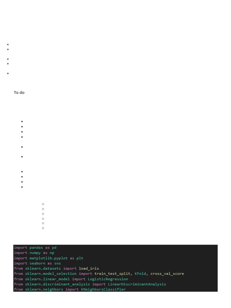 Lab 6 | PDF | Support Vector Machine | Statistical Classification