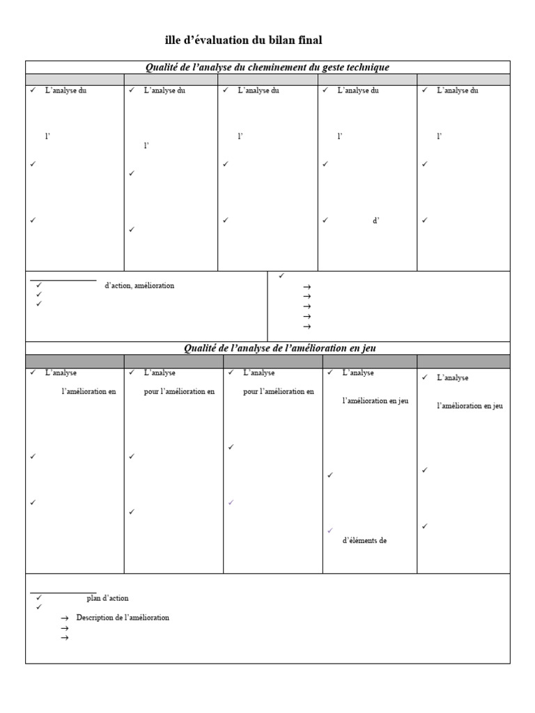 Bilan Final Ensemble2 BAD H24 | PDF