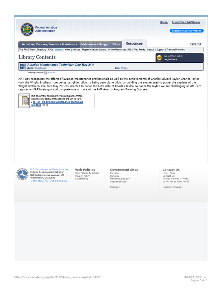 Resources - Library Contents - FAA - FAASTeam - FAASafety - Gov | PDF