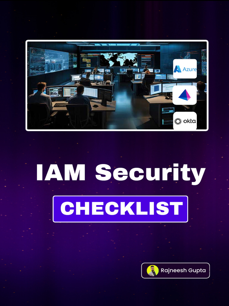 IAM Checklist Final 1725140541 | PDF