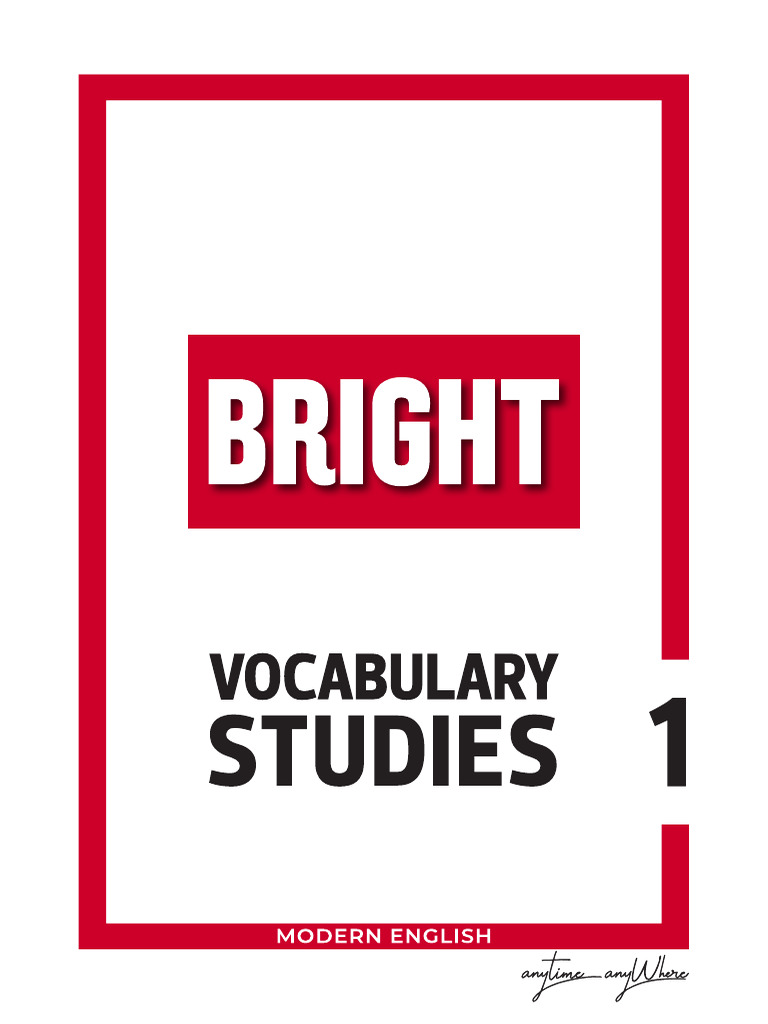 Bright-Vocabulary-Studies New | PDF