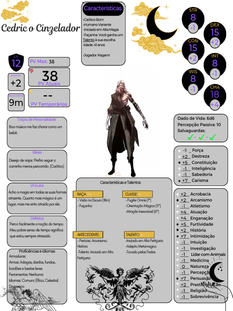 Cedric o Cinzelador | PDF