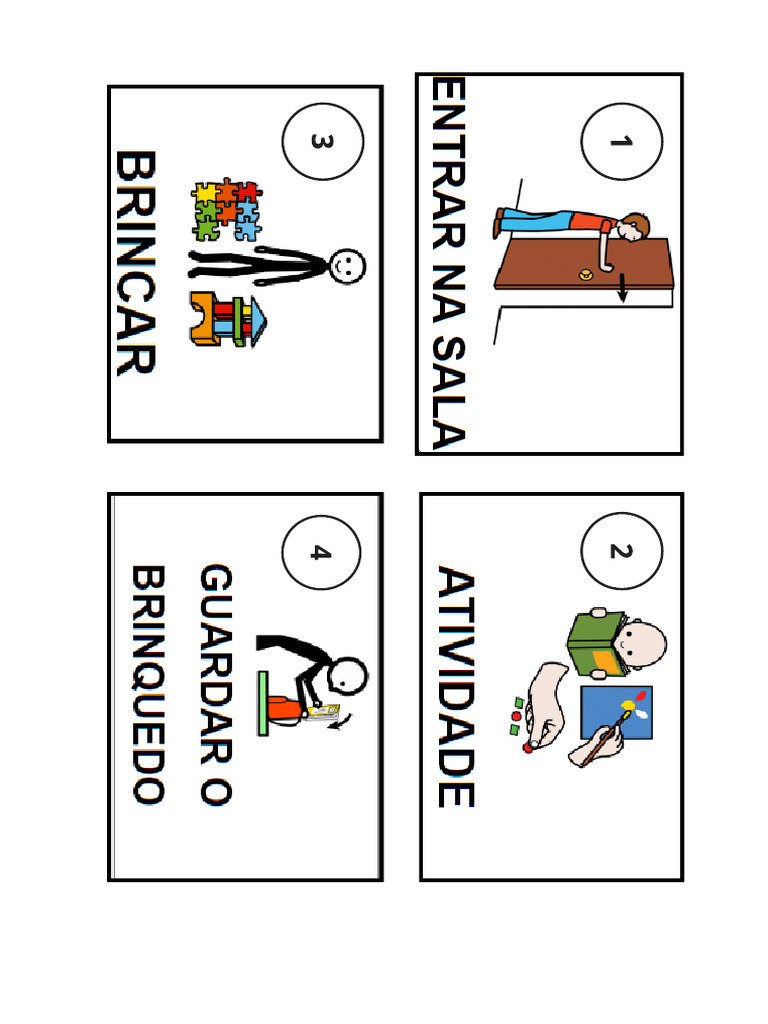 Rotina Visual Da Sala de Terapia | PDF