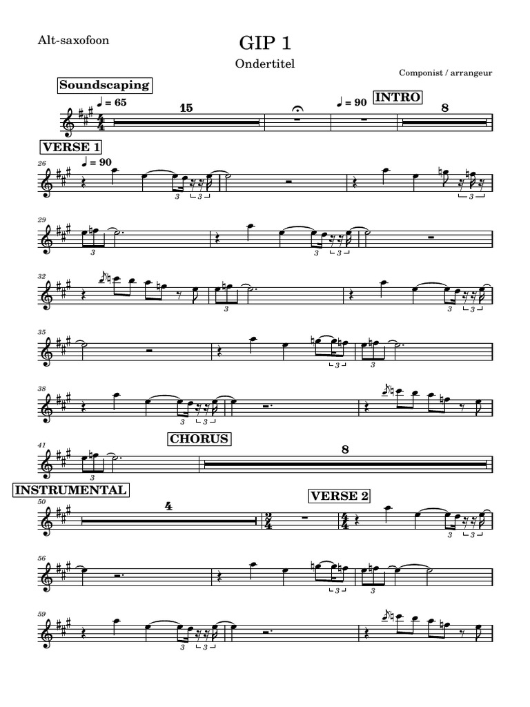 GIP 1 Alt Saxofoon | PDF