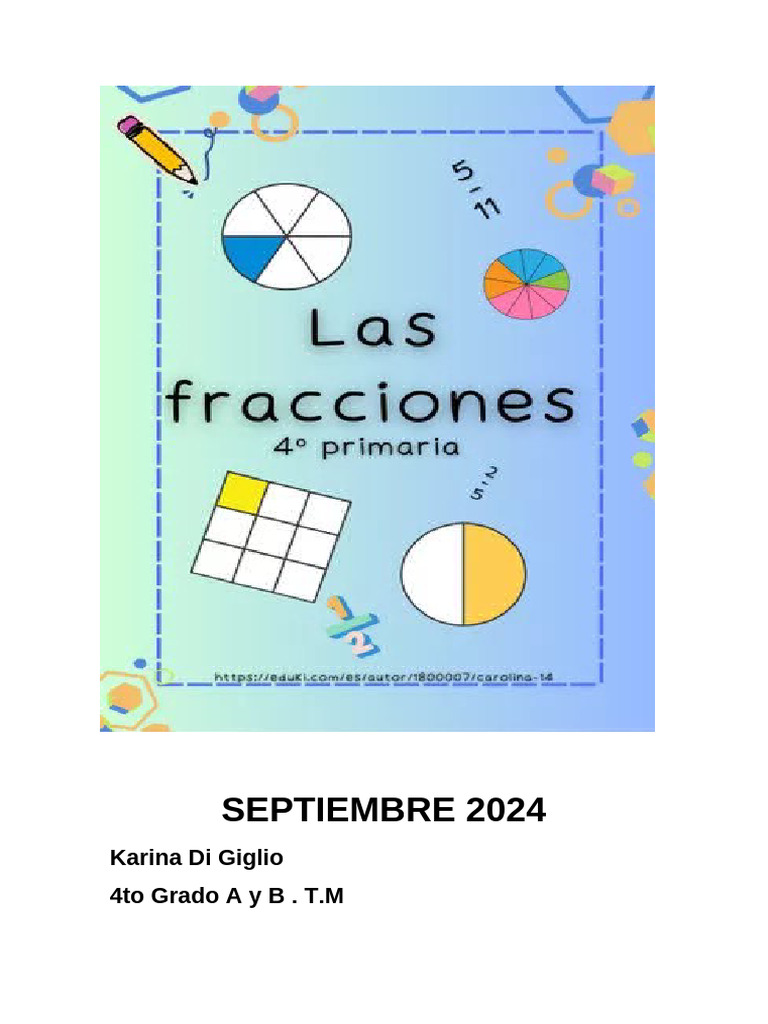 Fracciones en 4to | PDF