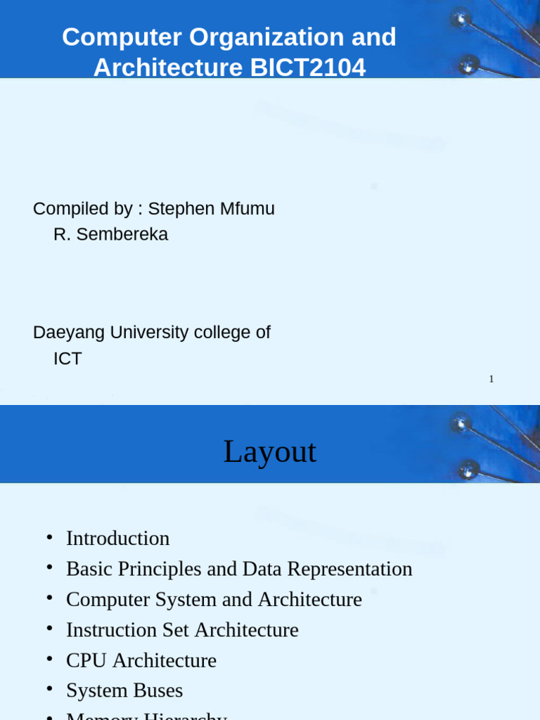 Computer Organization and Architechture V.2 | PDF