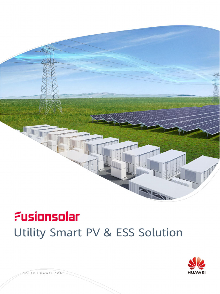 FusionSolar Utility Smart PV & ESS Solution Brochure - 20231008 | PDF