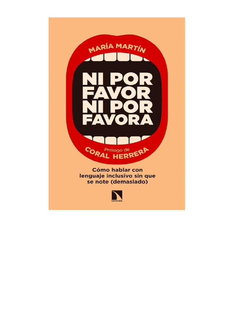 Ni Por Favor Ni Por Favora - Maria Martin Barranco | PDF