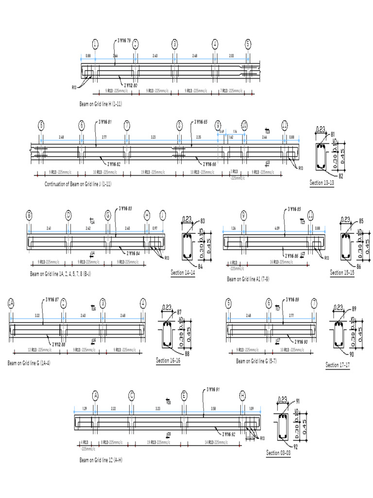 Floor Beam Section Details | PDF