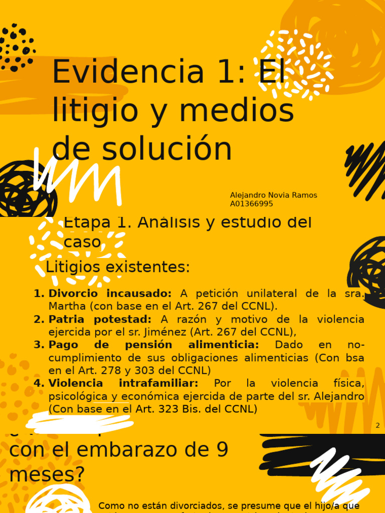 Evidencia 1 El Litigio y Medios de Solución | PDF