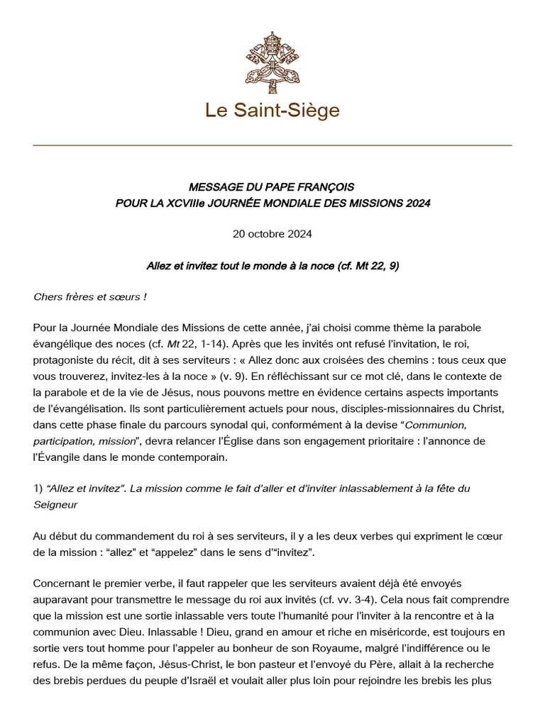 Giornata Missionaria | PDF