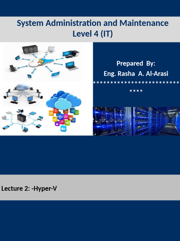 Lecture 2 Hyper-V | PDF