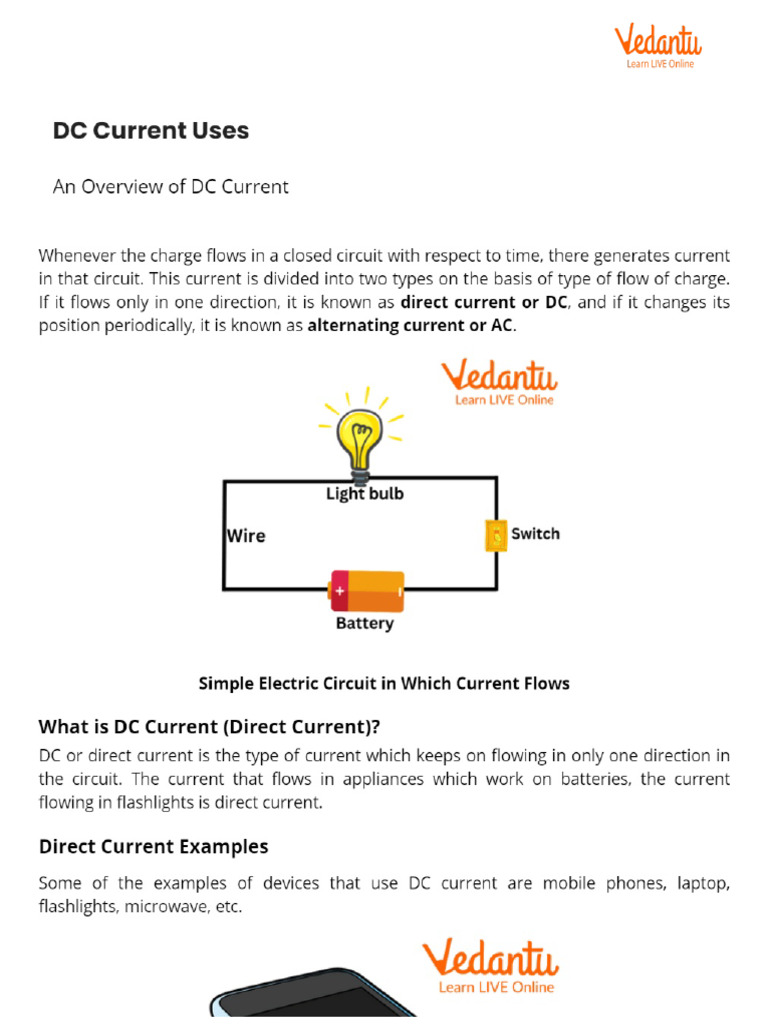 DC Current Uses | PDF