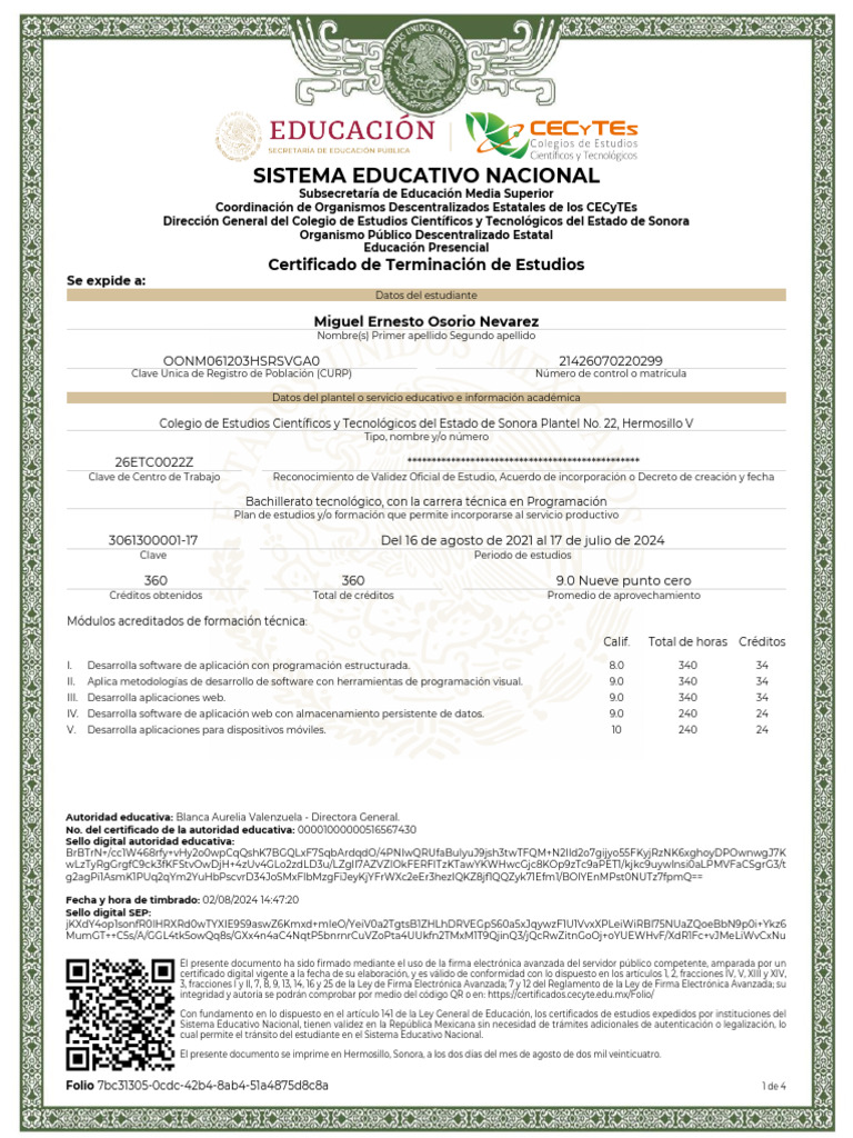 Certifica Do | PDF