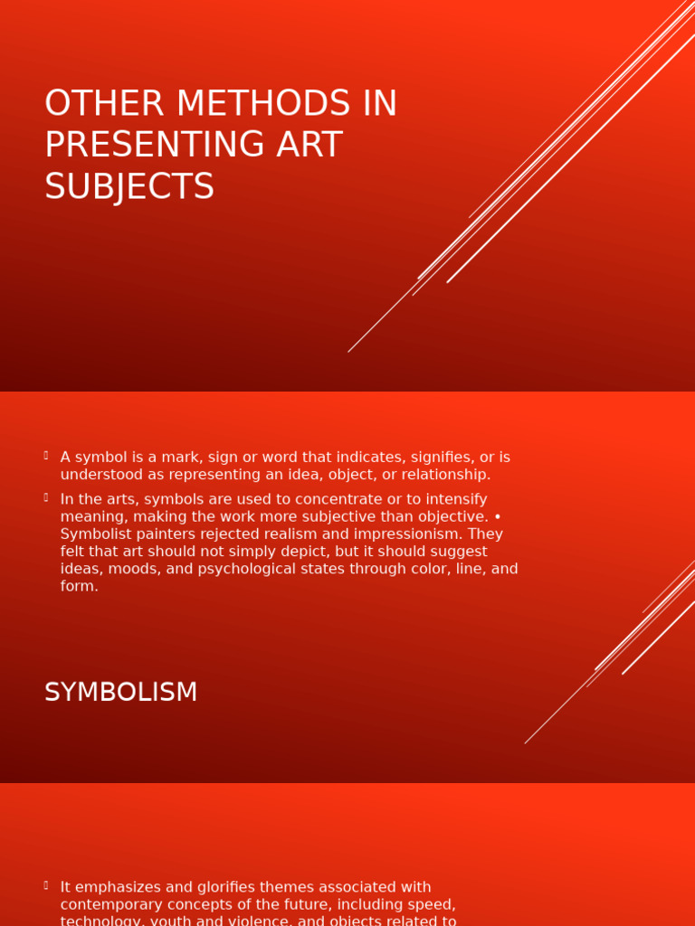 Other Methods in Presenting Art Subjects | PDF Other Methods in Presenting Art Subjects | PDF