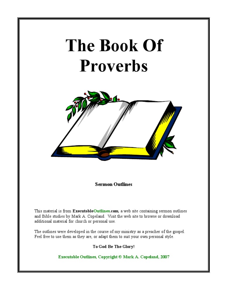 Proverbs | PDF | Book Of Proverbs | Wisdom