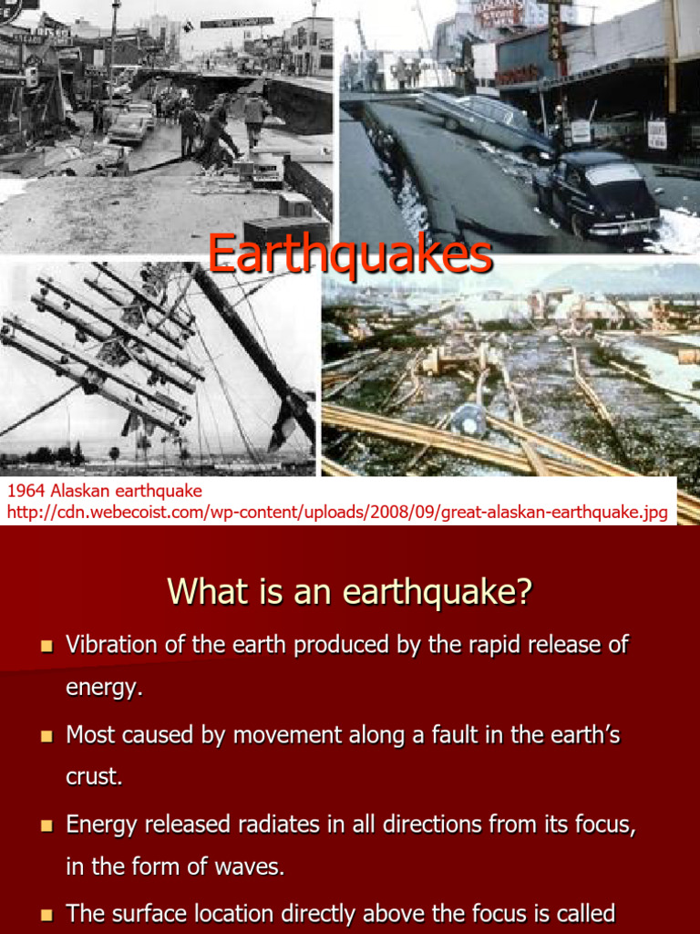 Lecture Earthquakes | PDF