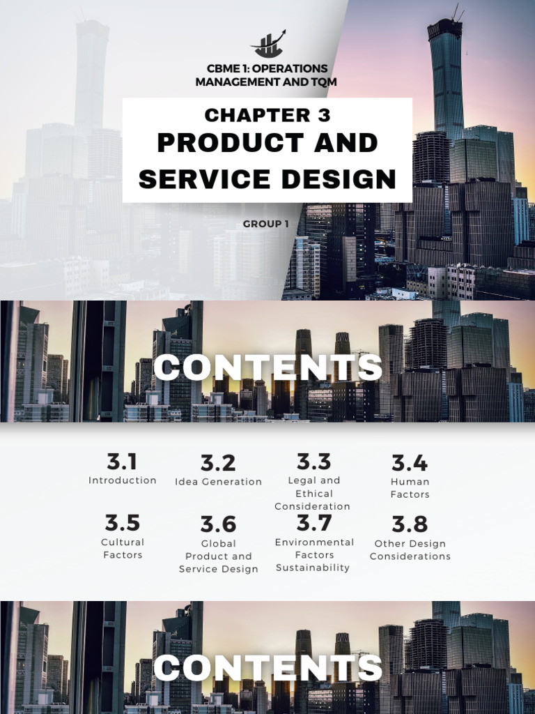 Chapter 3 - Product and Service Design | PDF | Life Cycle Assessment | Business