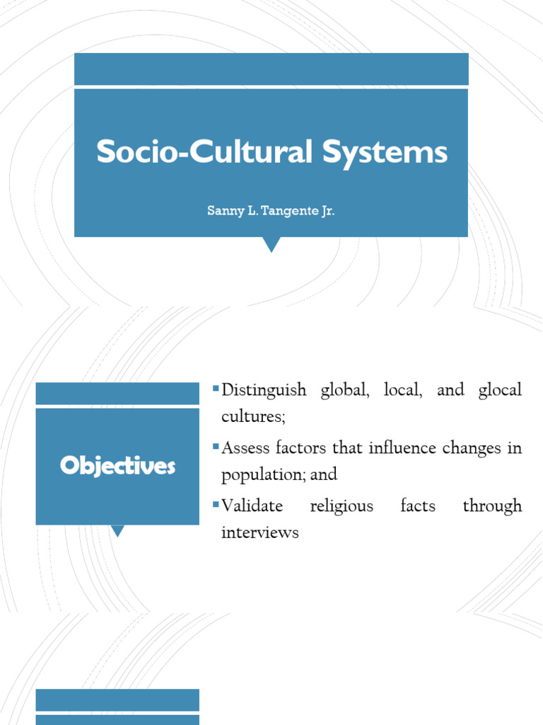 II. Socio Cultural Systems | PDF