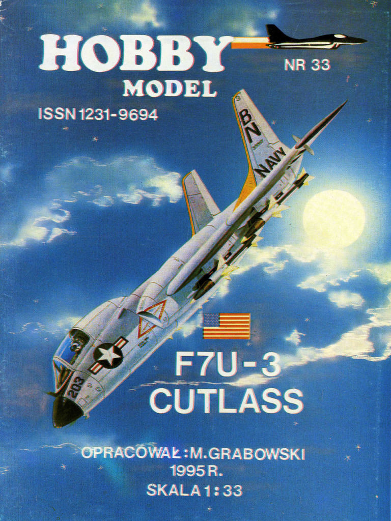 Hobby Model 033 F7u 3 Cutlass Compress | PDF