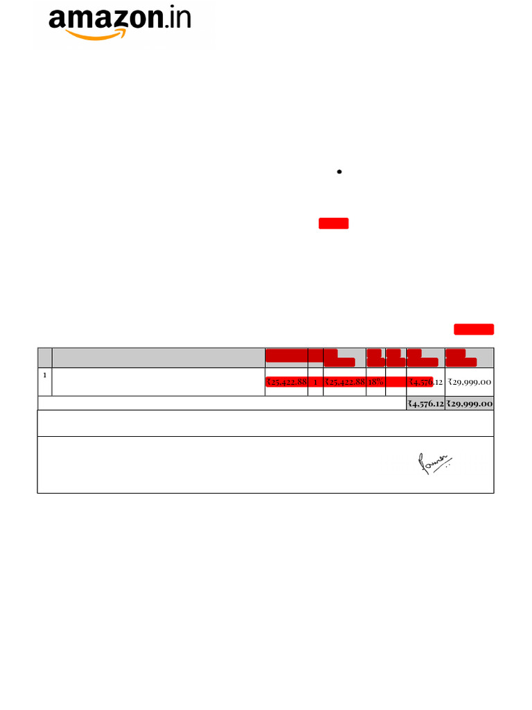 Invoice Oneplus | PDF