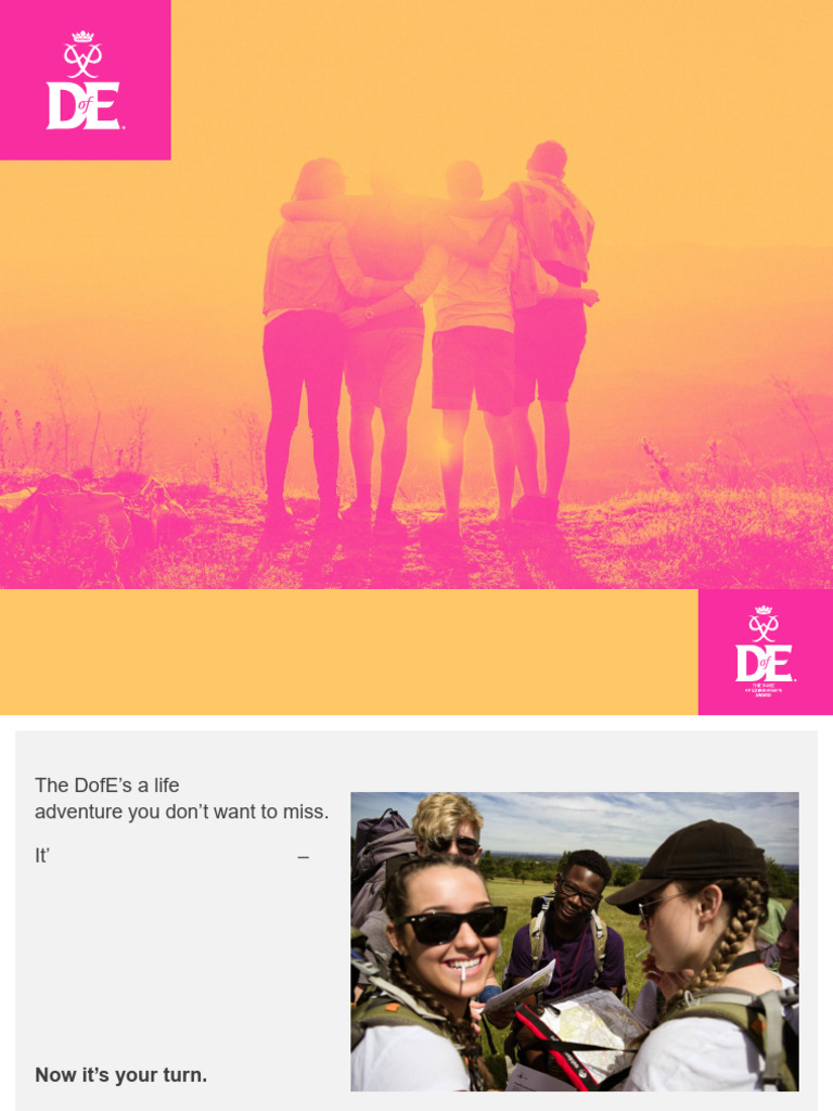 DofE Bronze What Is The DofE Presentation Midlength | PDF