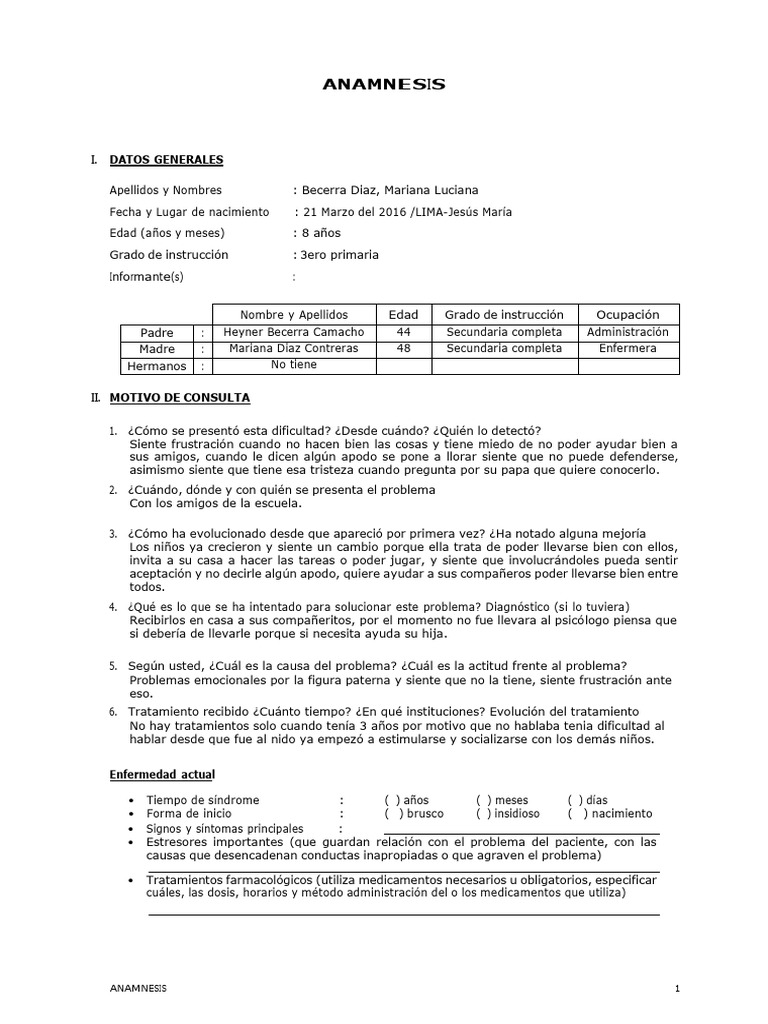 Anamnesis PDF | PDF