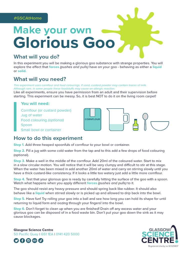How To Make Glorious Goo | PDF