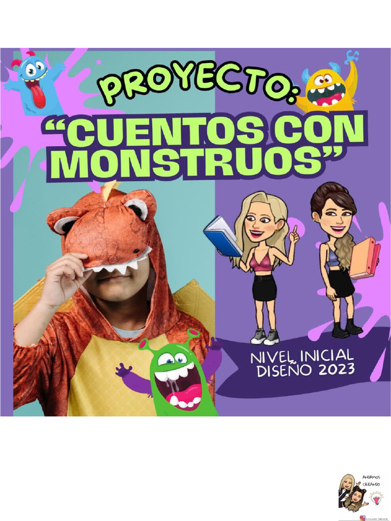 PROYECTO. CUENTOS CON MONSTRUOS. NIVEL INICIAL | PDF