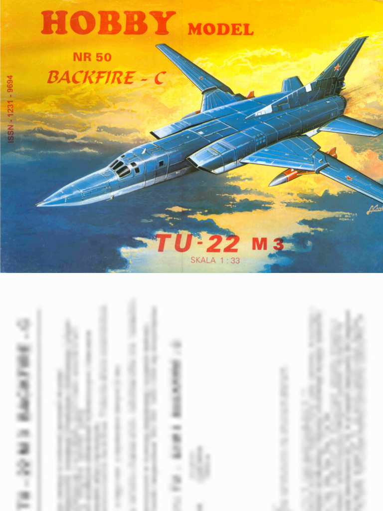 Hobby Model 050 Tu 22m3 Backfire C Compress | PDF