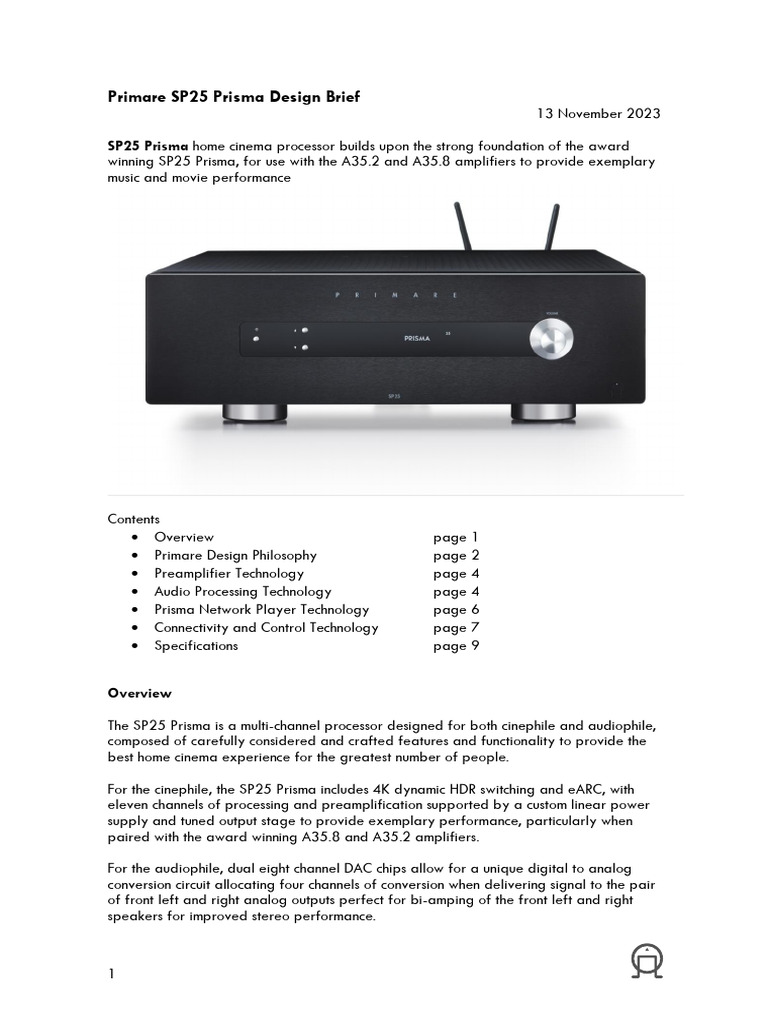 Primare SP25 Prisma Design Brief | PDF