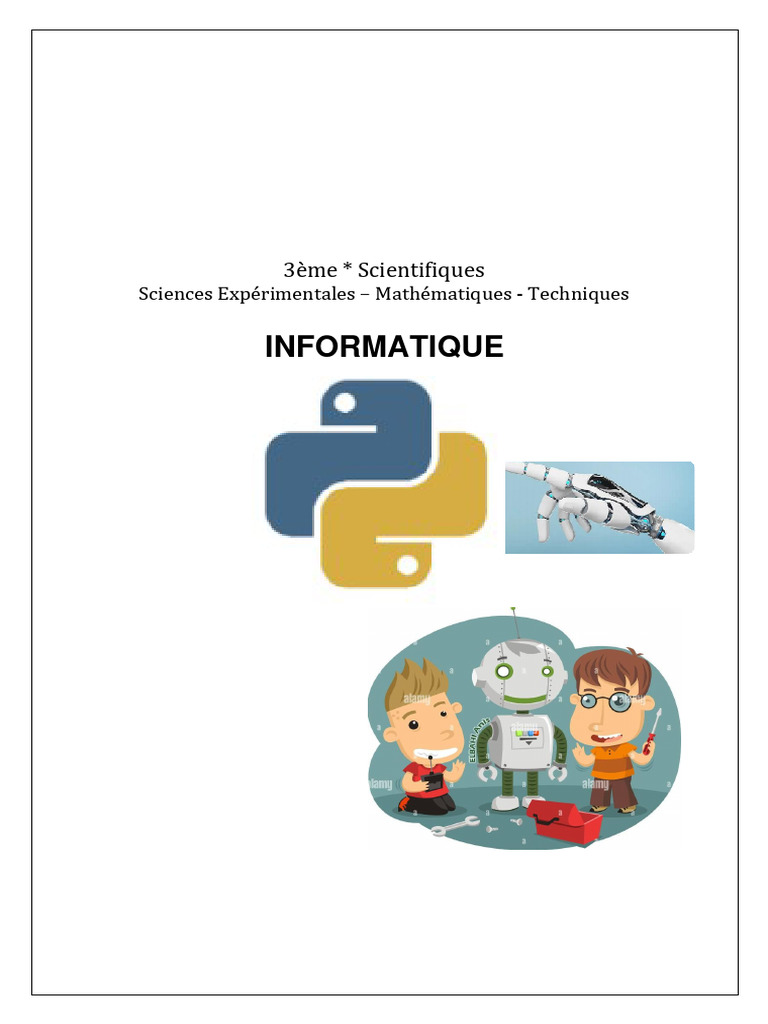 Cours 3 Scientifiques - Élève | PDF | Programmation informatique ...