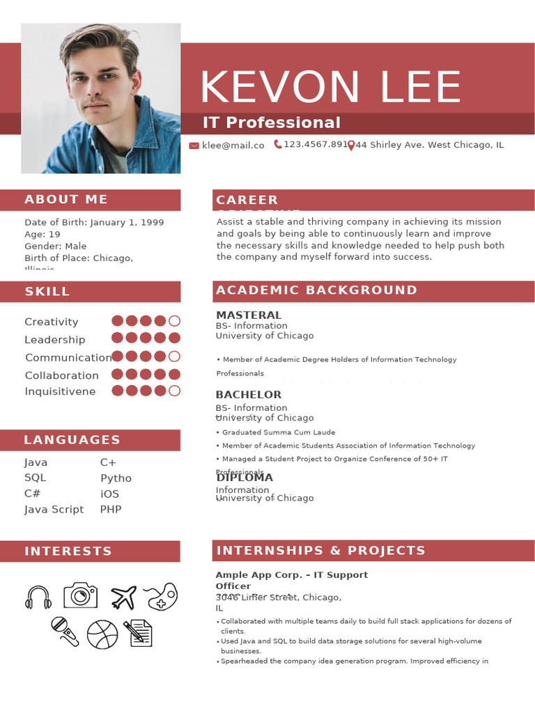 Fresher Resume Format 1 | PDF | Computing