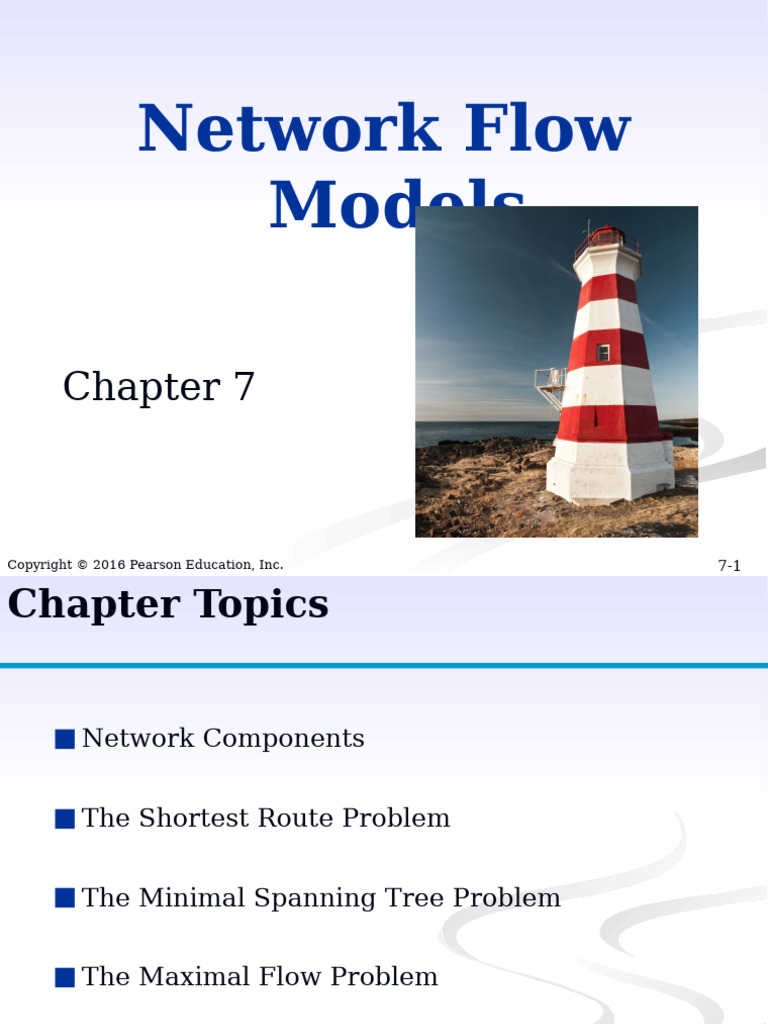 QBA - PPT - 04 (Network Flow Models) | PDF