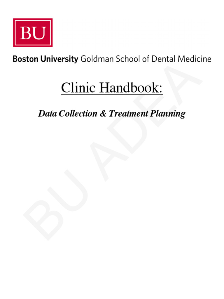 Data Collection & Treatment Planning | PDF