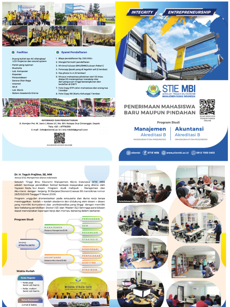 Brosur Stie Mbi 2024 | PDF
