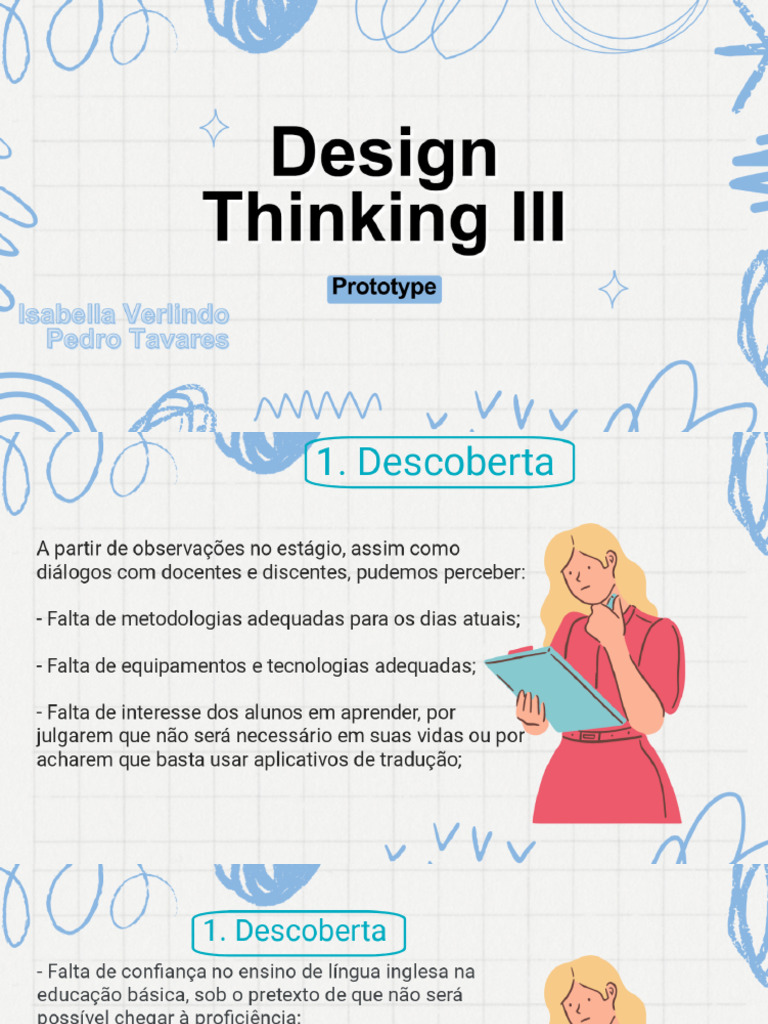 Design Thinking III - Protótipo - Grupo 1 | PDF