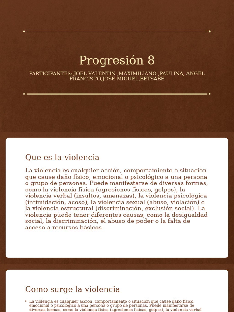 Progresio 8 2 | PDF