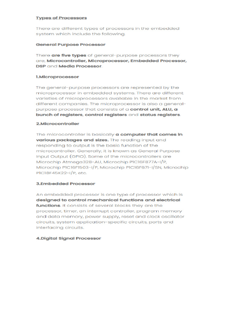 Processors and Its Types | PDF