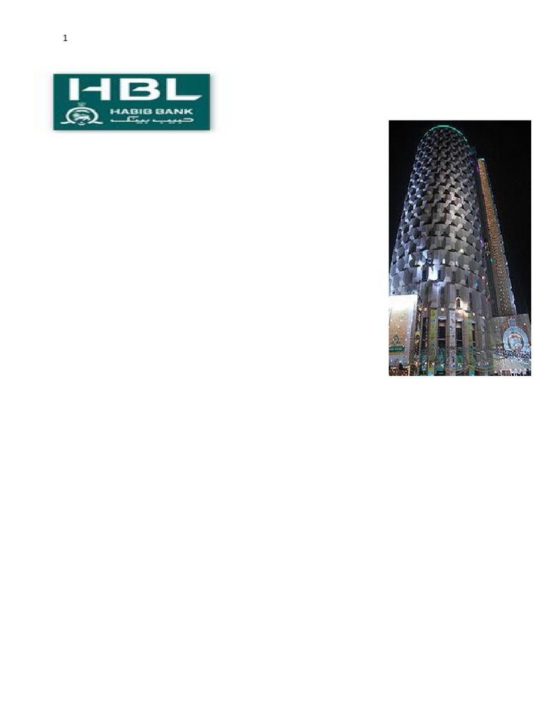 (Banking Sector HBL) HR Report | PDF | Employee Retention | Business