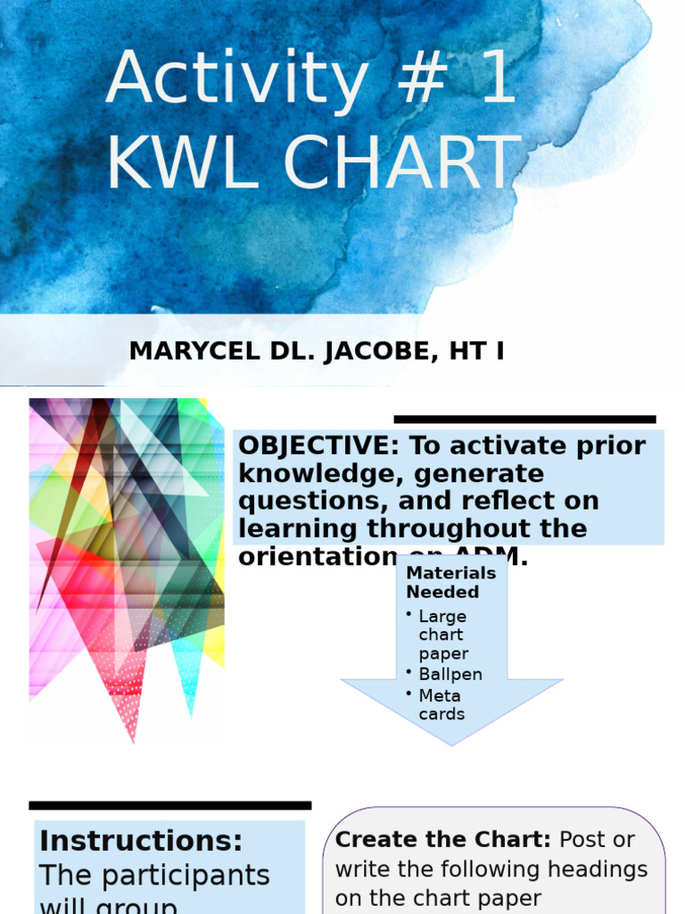 Act 1 KWL Chart | PDF