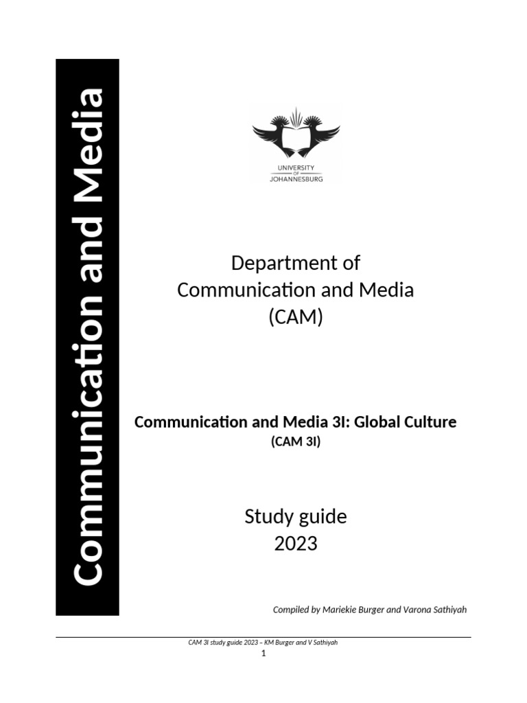 2 March 2023 Final CAM 3I Study Guide | PDF