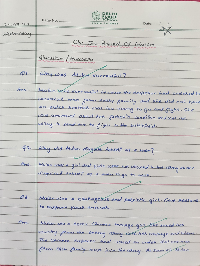 Ballad of Mulan | PDF