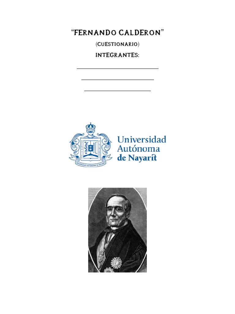 Fernando Calderon | PDF