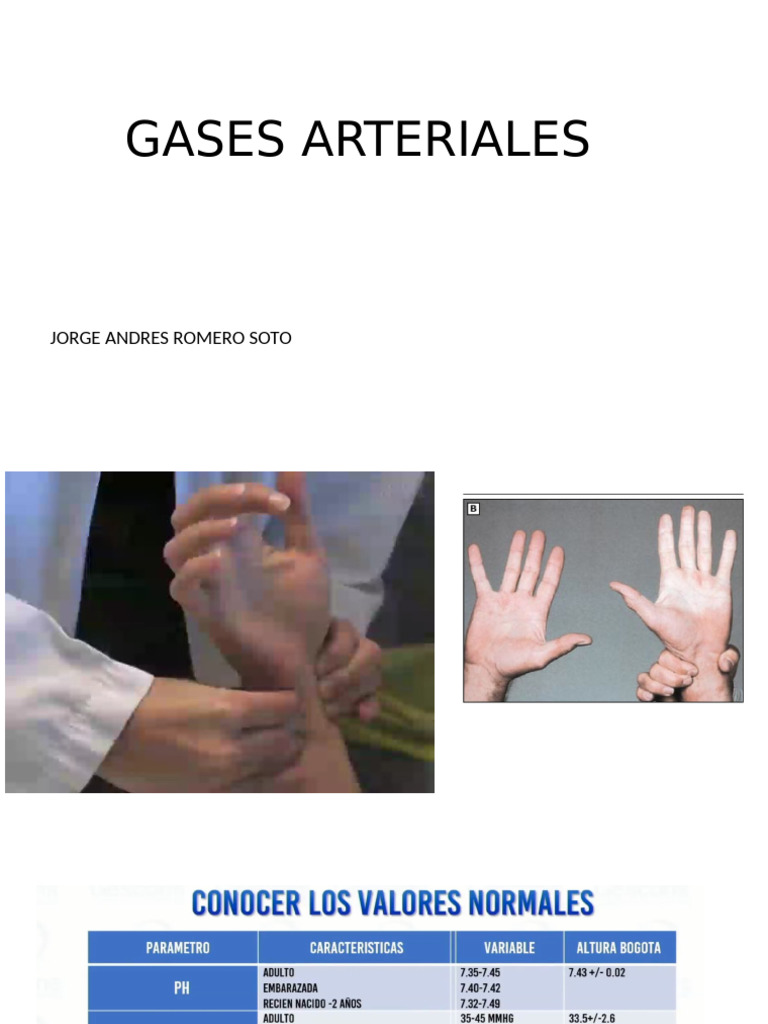 Gases Arteriales | PDF