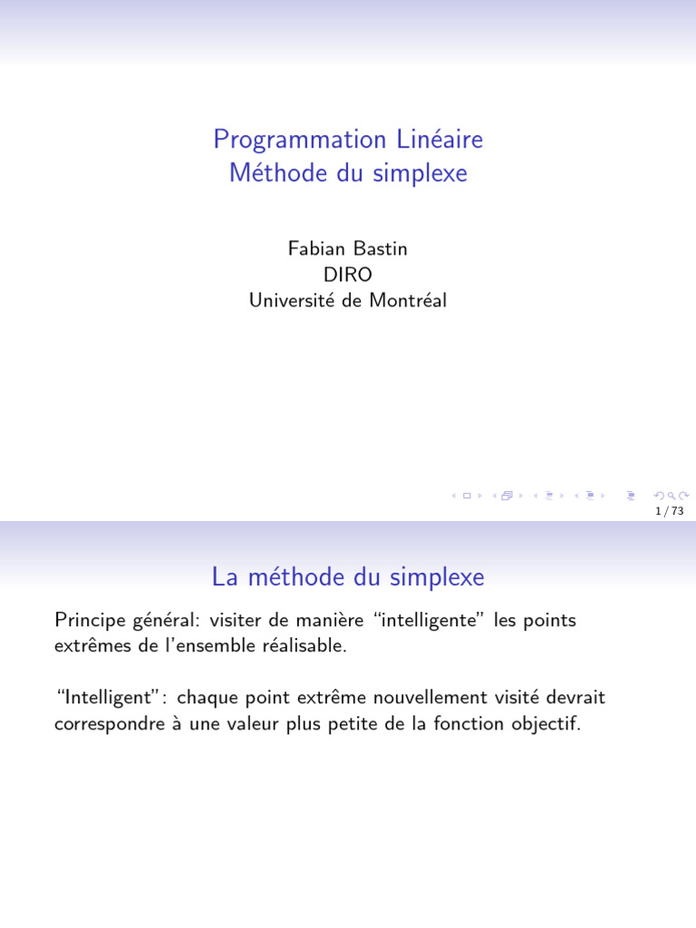 Simplexe | PDF
