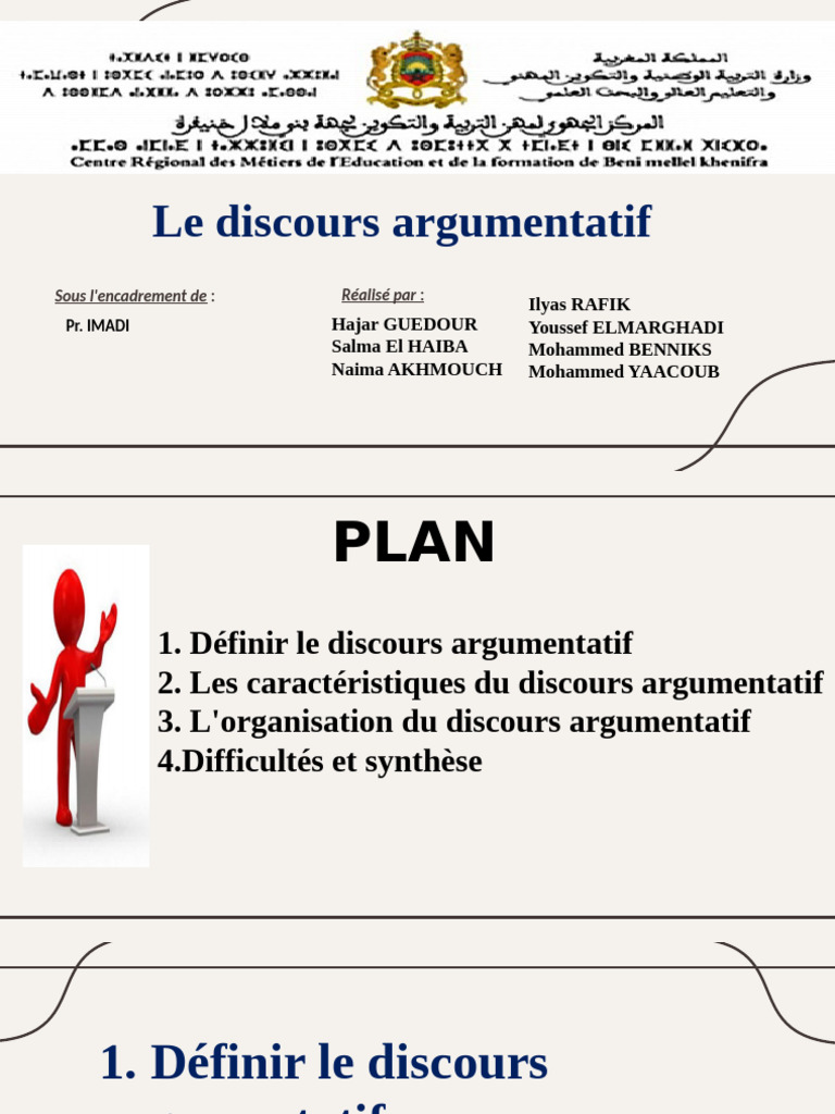 Le Discours Argumentatif - VF | PDF