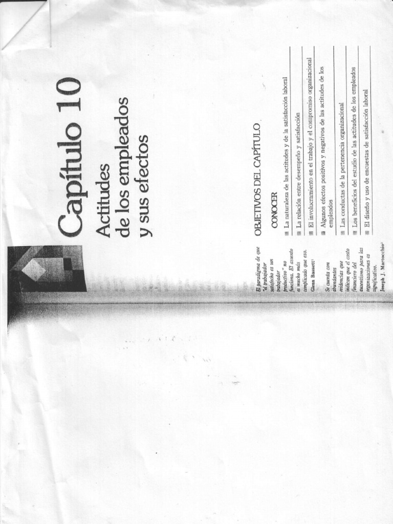 Cap10 Trabajo Psicologia | PDF