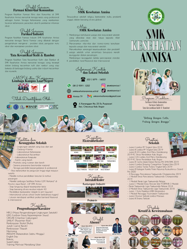 Brosur SMK Kesehatan Annisa | PDF